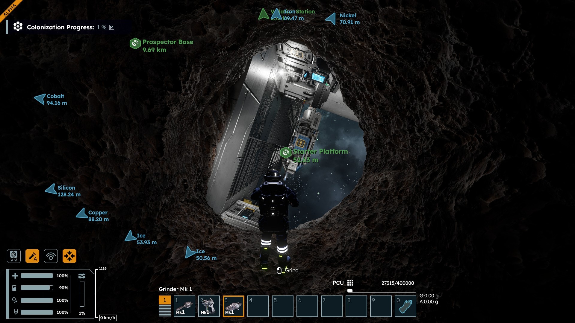 space engineers asteroid mining