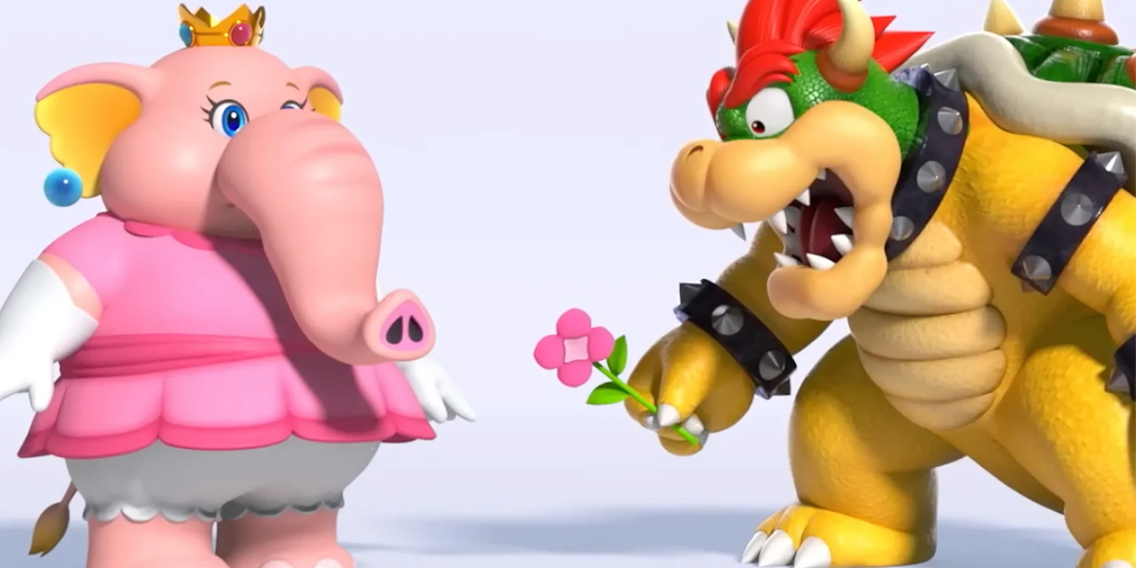 bowser turn to a girl