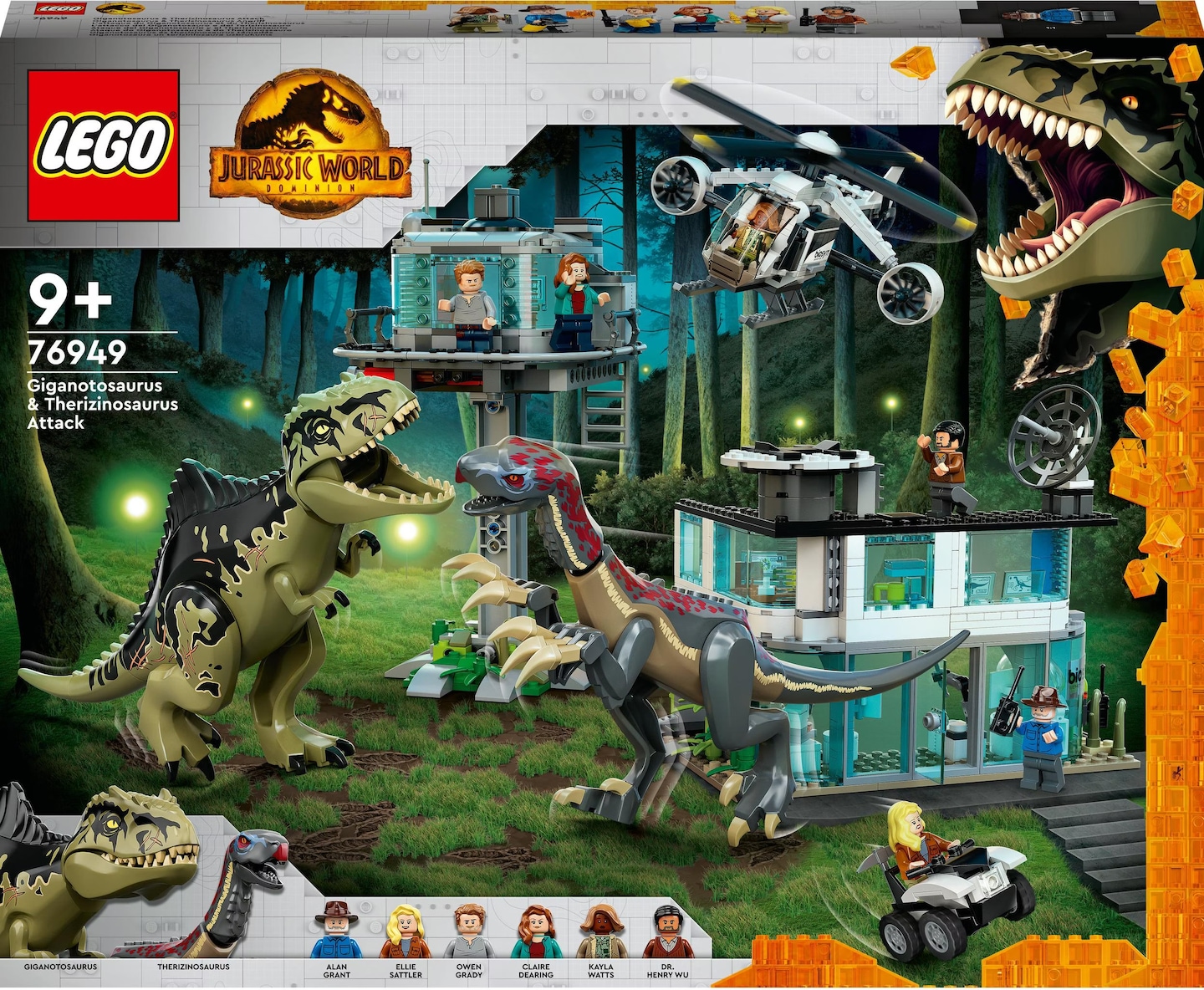 LEGO Giganotosaurus & Therizinosaurus Attack (76949, LEGO Jurassic ...