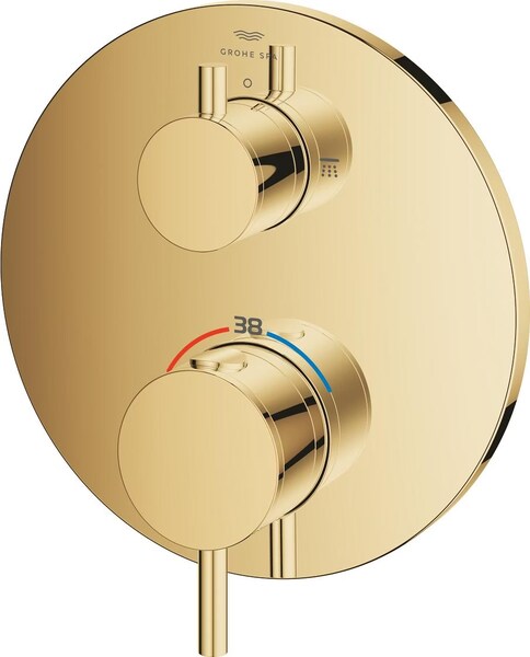 Grohe Thermostat-Brausebatterie ATRIO FMS z 35604 2-W-Umst. cool ...