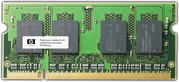 HP KT293AA Memory 2GB DDRII RAM für Notebooks (1 x 2GB, 800 MHz, DDR2 ...