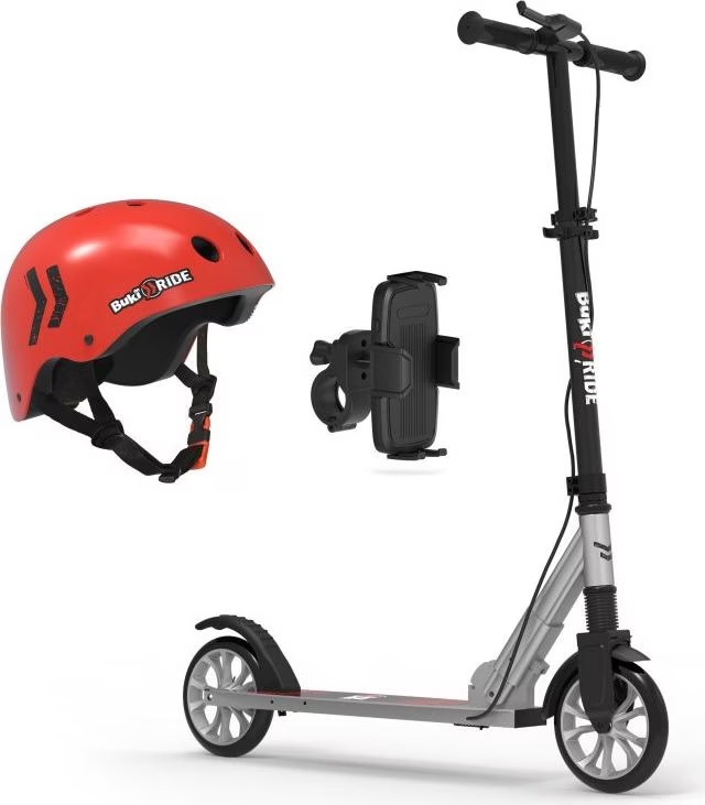 Buki France Ride Metal 180mm - Folding Aluminum Skate Set Silver for ...