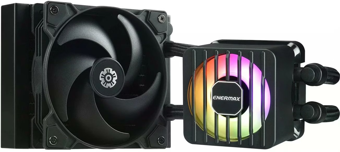 Enermax LIQMAXFLO SR 120mm CPU AIO Liquid Cooler - Xtreme Dual Chamber ...
