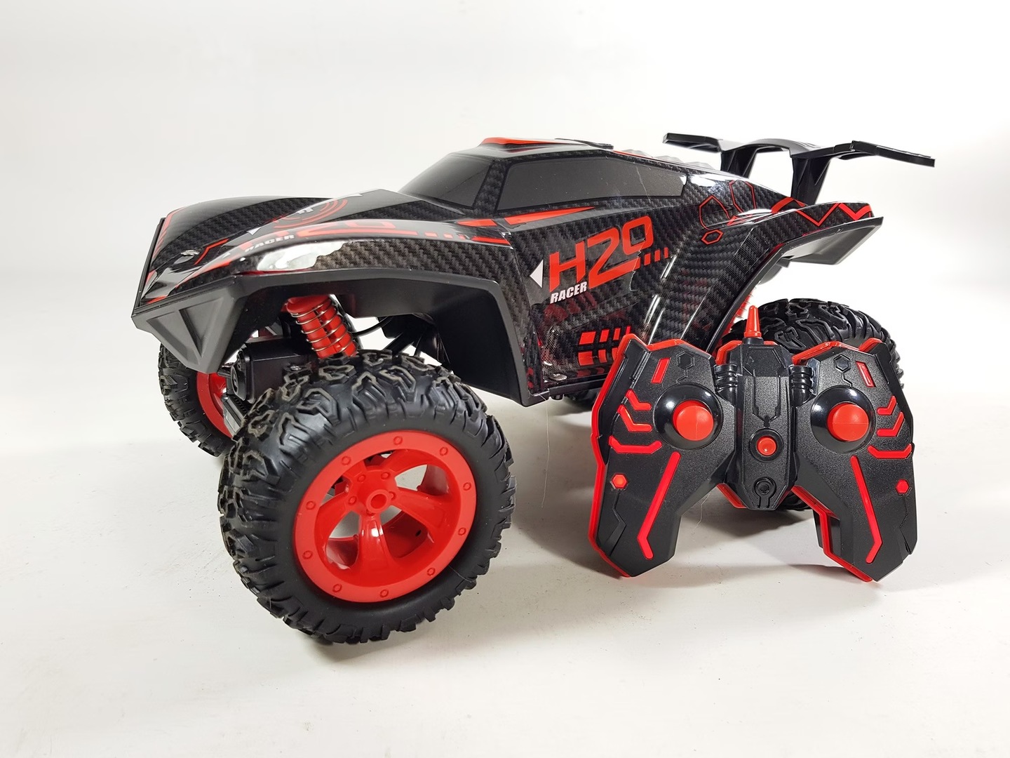 Liniex Remote Control Fog Steam Racer with Light and Fog 1:12 - Galaxus