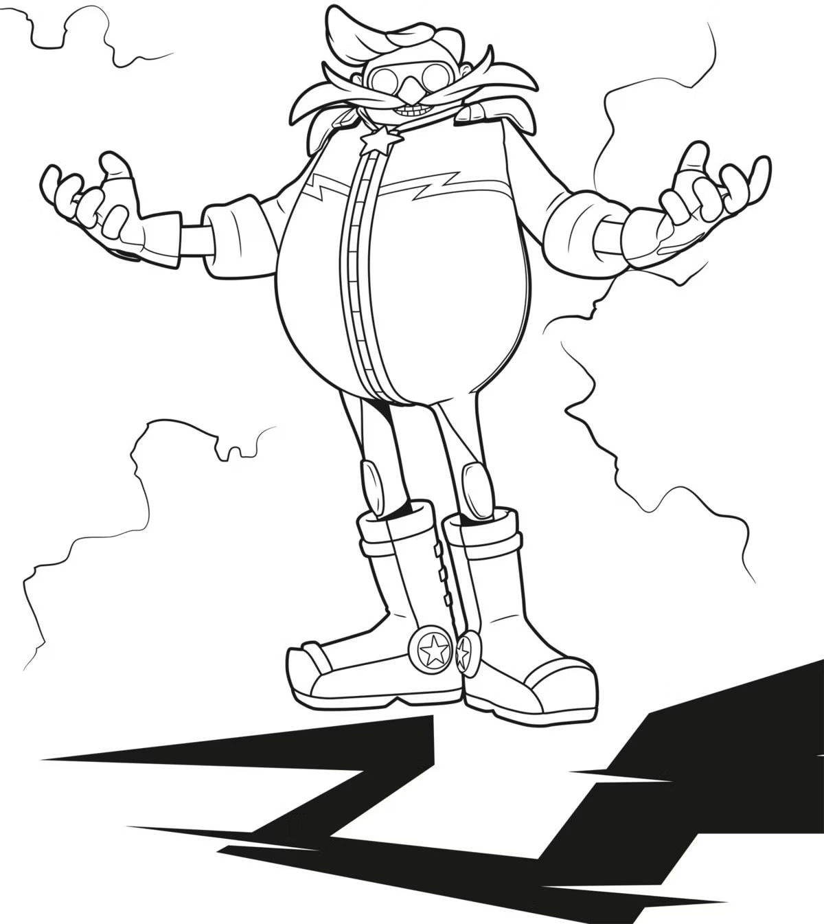 dr eggman coloring pages printable